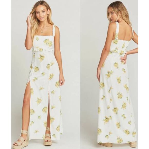 Show Me Your MuMu | Dresses | Show Me Your Mumu Yellow Floral Bristol ...
